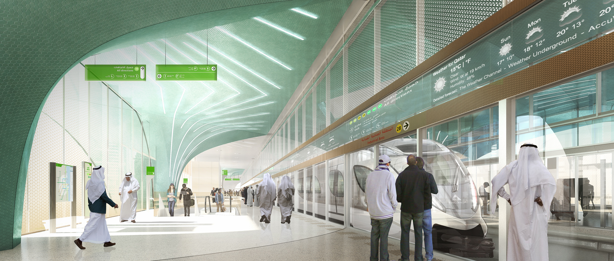 Extension de la Green Line – Métro de Doha – JLCA